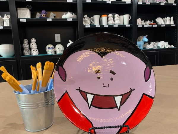 Kids Club-Dracula Plate – The Art Barn Studio